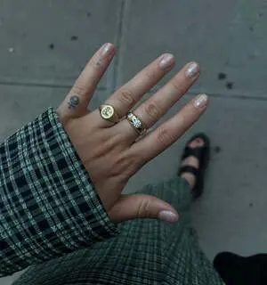 CECE JEWELLERY Snake And Moon Signet Ring