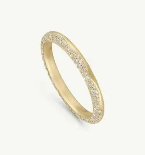 CECE JEWELLERY Scalloped Pavé Stacking Ring In 18ct