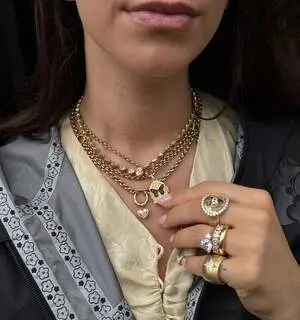 CECE JEWELLERY Come Rain Or Shine Barrel Ring With Diamond