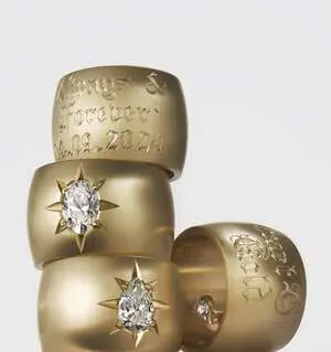 CECE JEWELLERY Come Rain Or Shine Barrel Ring With Diamond