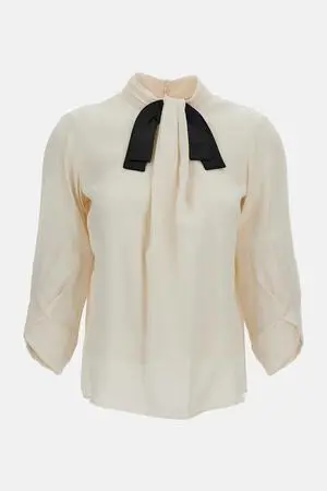 Elisabetta Franchi Bow Detail Tops
