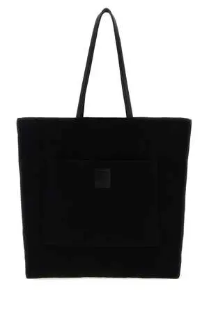 THE ROW Canvas Tori Shopping Bag - Black