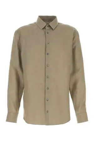 Giorgio Armani Dove Linen Shirt - Grey