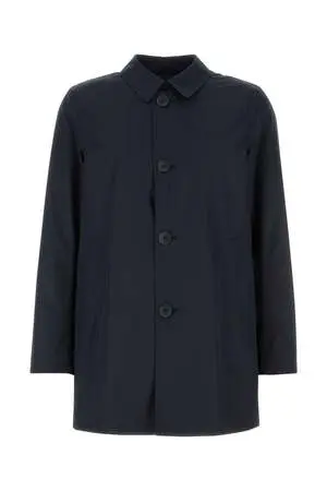 Herno Navy Polyester Jacket - Blue