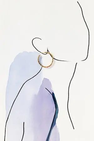 CRYSTAL HAZE Baguette Chakra Hoops