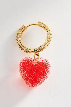 CRYSTAL HAZE Jelly Heart Drop Earrgs