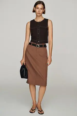 MARE MARE Trouser Skirt - Neutral