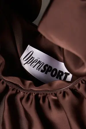 OPÉRASPORT Shirley Ruched Bag - Hot Fudge