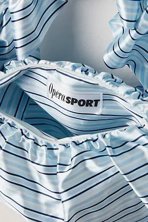OPÉRASPORT Printed Shirley Bag - Blue Stripe