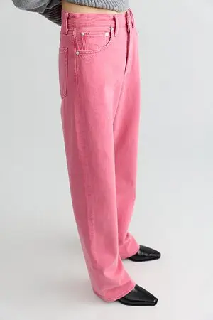 AGOLDE AGOLDE Vintage Loose Wide Leg Jeans Amaranth