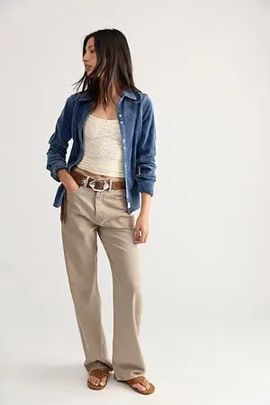 AGOLDE Vintage Loose Wide Leg Jeans - Cedar