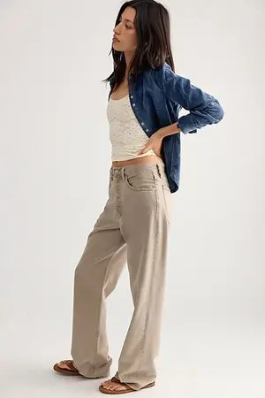 AGOLDE Vintage Loose Wide Leg Jeans - Cedar