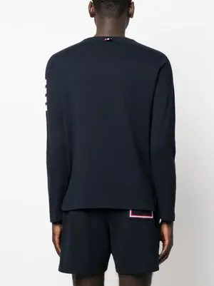 Thom Browne 4-bar Stripe Sweatshirt - Navy