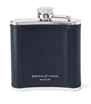 ASPINAL OF LONDON Leather Classic Hip Flask