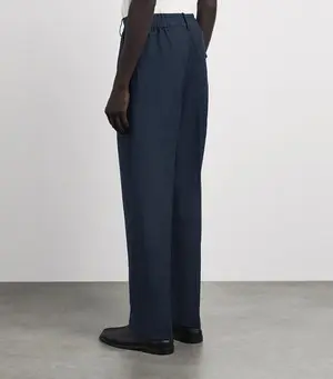 Jacquemus Linen-blend Pleated Croisière Trousers