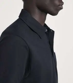 Sunspel Sea Island Cotton Riviera Polo Shirt - Blue