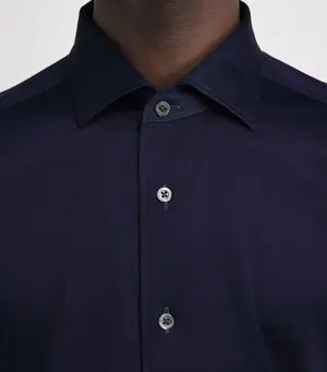 Corneliani Cotton Twill Long-sleeve Shirt
