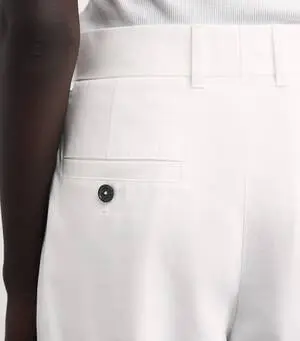 TOTEME Cotton Pleated Wide-leg Trousers