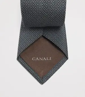 Canali Silk-wool Jacquard Tie