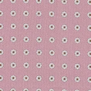 Canali Silk Medallion Print Pocket Square