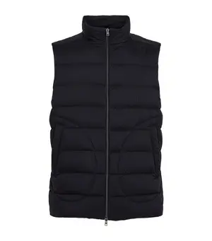 Herno Down Quilted Gilet - Black