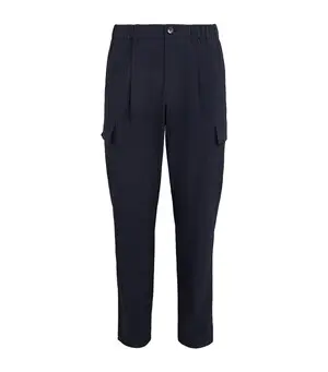 Herno Technical Cargo Trousers - Blue