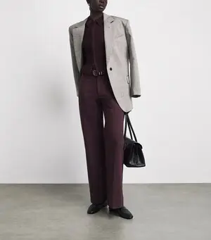 Victoria Beckham Alina High-rise Wide-leg Jeans - Brown