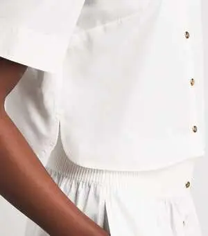 Tory Burch Poplin Short-sleeve Shirt