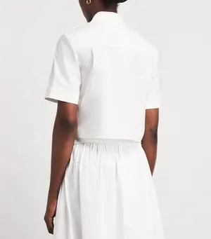 Tory Burch Poplin Short-sleeve Shirt