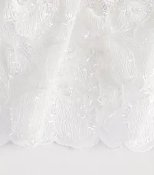 Kiki De Montparnasse Fleurs Veloutées Garter Belt