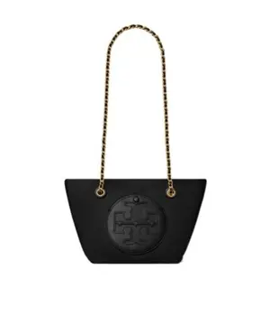 Tory Burch Small Ella Chain Crossbody Bag - Black