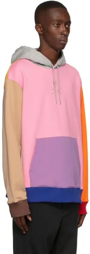 MASTERMIND WORLD Color Matching Hooded Hoodie