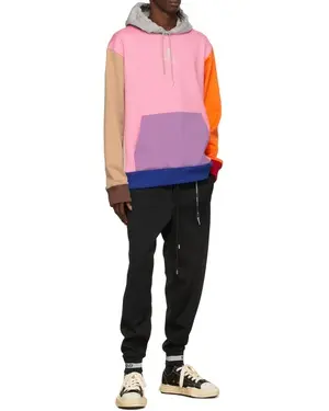 MASTERMIND WORLD Color Matching Hooded Hoodie