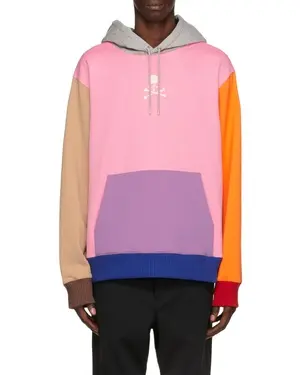 MASTERMIND WORLD Color Matching Hooded Hoodie