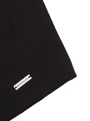 Monnalisa Asymmetrical Cropped T-shirt