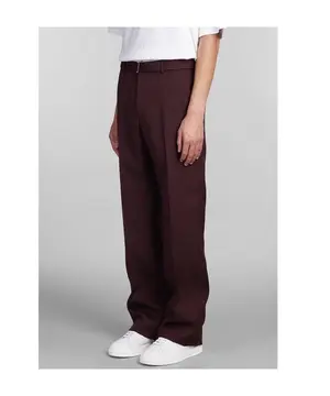 LANVIN Belted Tailored Trousers