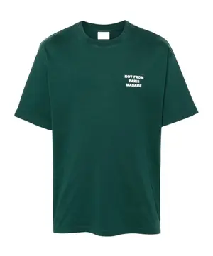 Drole De Monsieur Ribbed T-shirt - Green