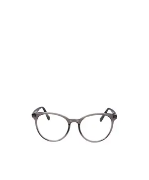 Moncler Oval Frame Glasses - Gray