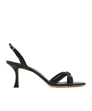 JIMMY CHOO Open-toe High-heeled Sandals - Black