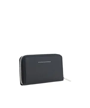 MAISON MARGIELA Logo Embossed Zip-around Wallet