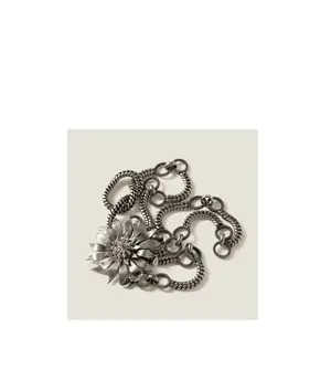 Miu Miu Metal Belt With Crystals