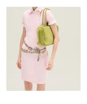 Miu Miu Metal Belt With Crystals