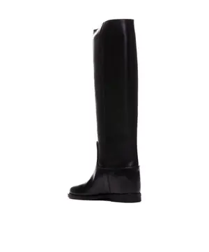 VIA ROMA 15 High Logo Detail Boots
