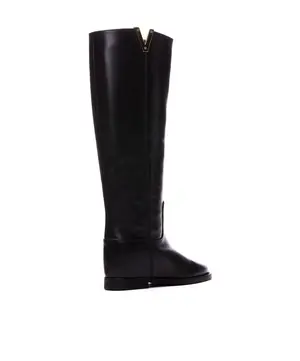 VIA ROMA 15 High Logo Detail Boots