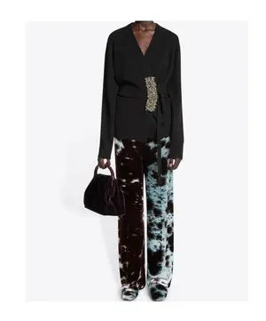 Dries Van Noten Embellished Wrap Cardigan
