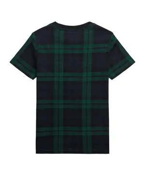 Polo Ralph Lauren Polo Bear Plaid Cotton T-shirt