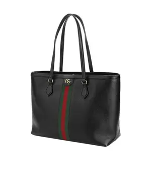 Gucci Ophidia Tote Bag With Signature Web Detail