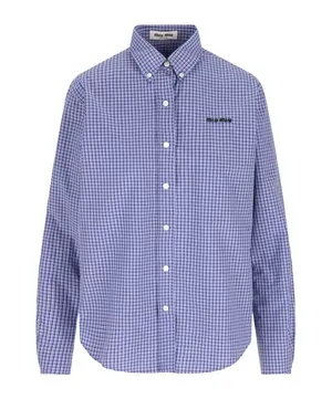 Miu Miu Long Sleeve Collared Shirt