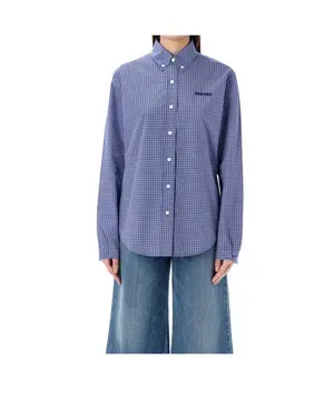Miu Miu Long Sleeve Collared Shirt