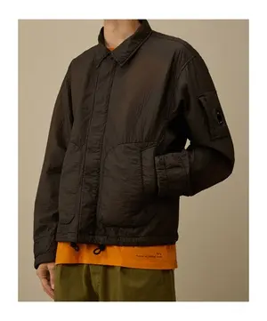 C.P. COMPANY Textured Zip-front Jacket